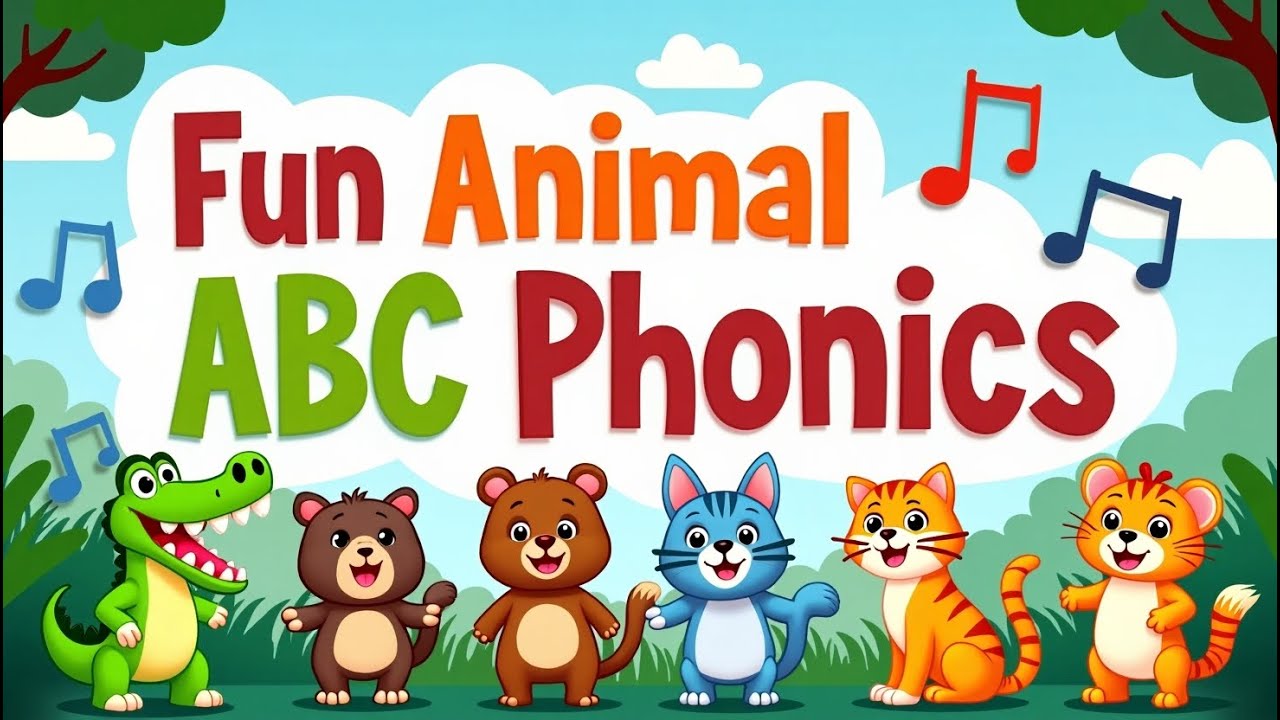 Animal ABC Phonics Kids Song R1E2004 | Fun and Educational Song For ...
