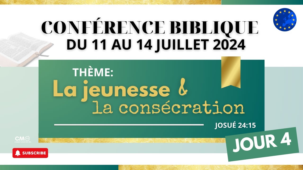 SPÉCIALE CONFÉRENCE BIBLIQUE CULTE D'ADORATION- ORATRICE Sr EMMANUELLE ...