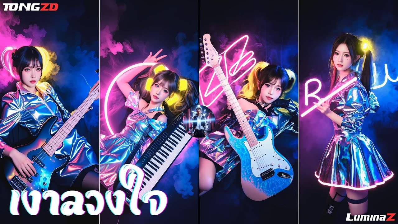 เงาลวงใจ - LuminaZ Feat. Blaze Zenith [Official Lyric Video] - YouTube