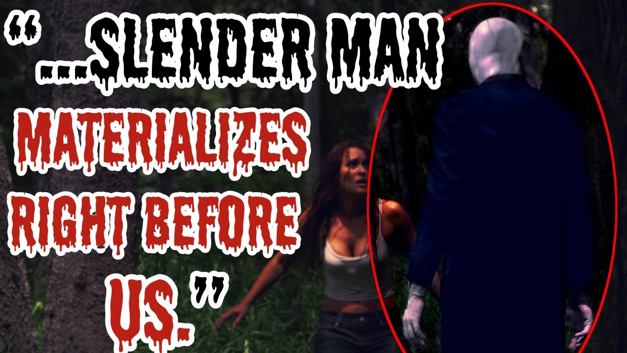 A Curious Individual Investigating The Slender Man In The Heart Of The ...