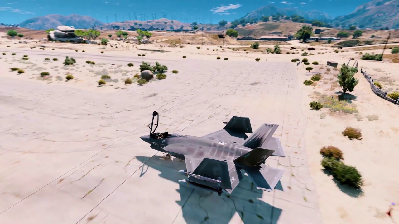 Lockheed Martin F-35C Lightning II 🔥 GTA V FREE MODIFICATIONS 4K 60 FPS ...