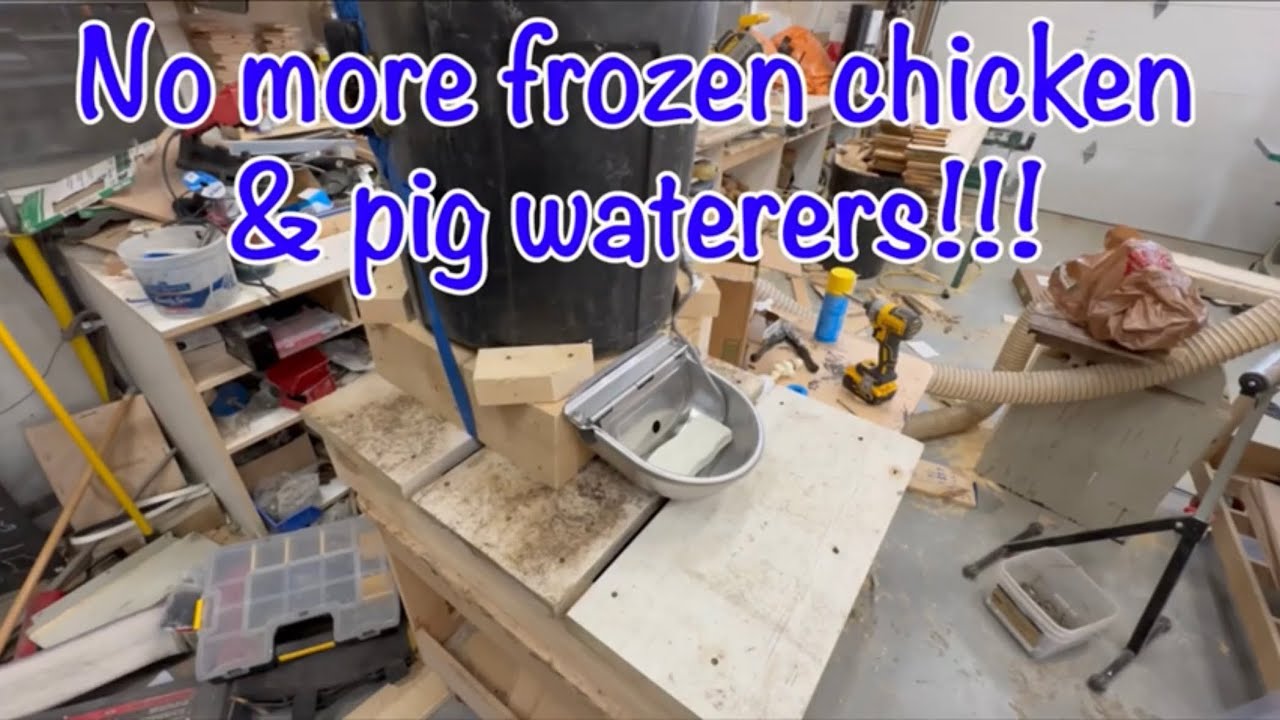 How to make the best freeze proof waterer - YouTube