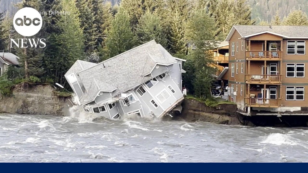 Major flooding causing a state of emergency in Alaska - YouTube