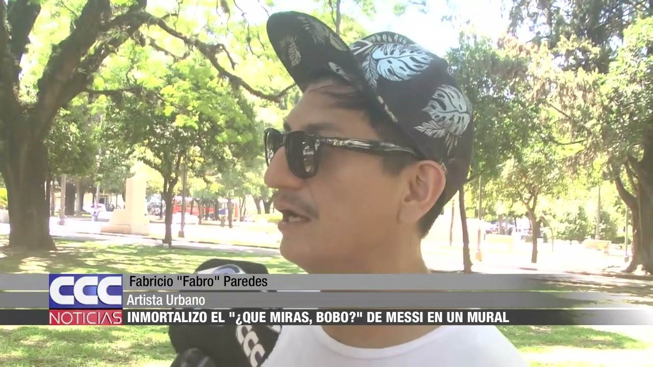 01 Fabricio Fabro Paredes inmortalizó el qué miras, bobo de Messi en un ...