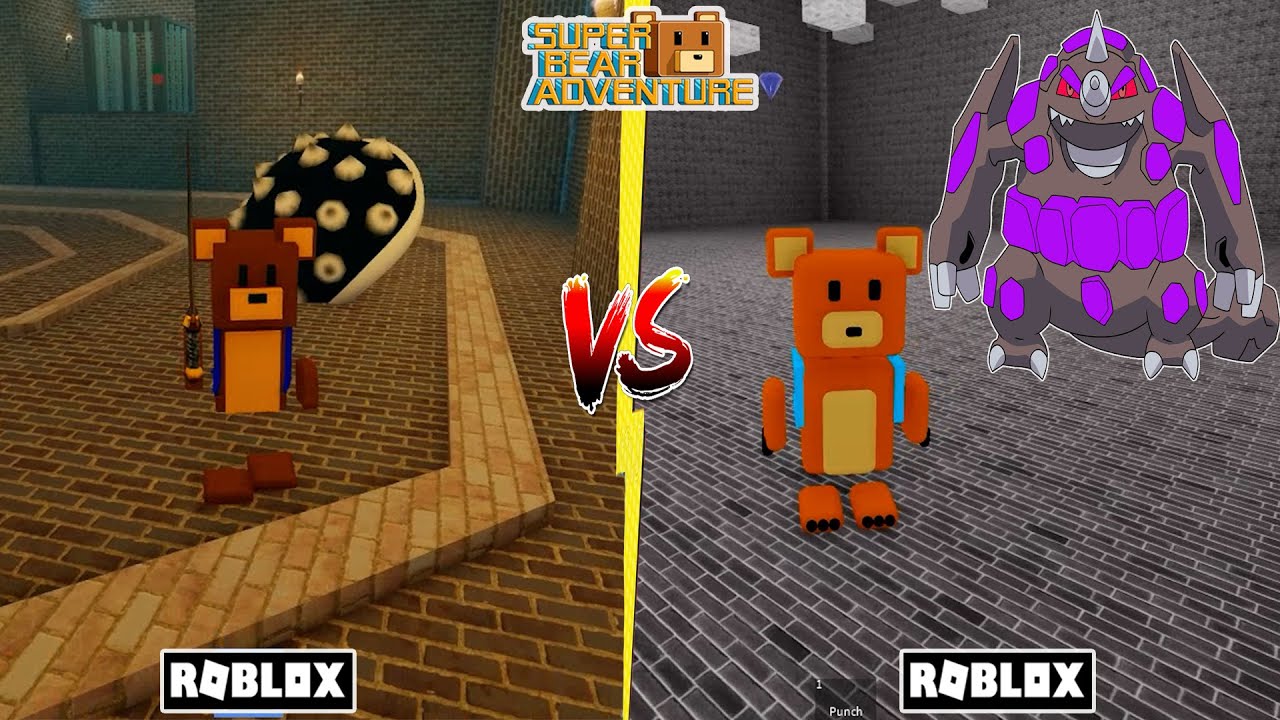 SUPER BEAR ADVENTURE ROBLOX NEW GAMEPLAY WALKTHROUGH TURTLE GOLEM ...