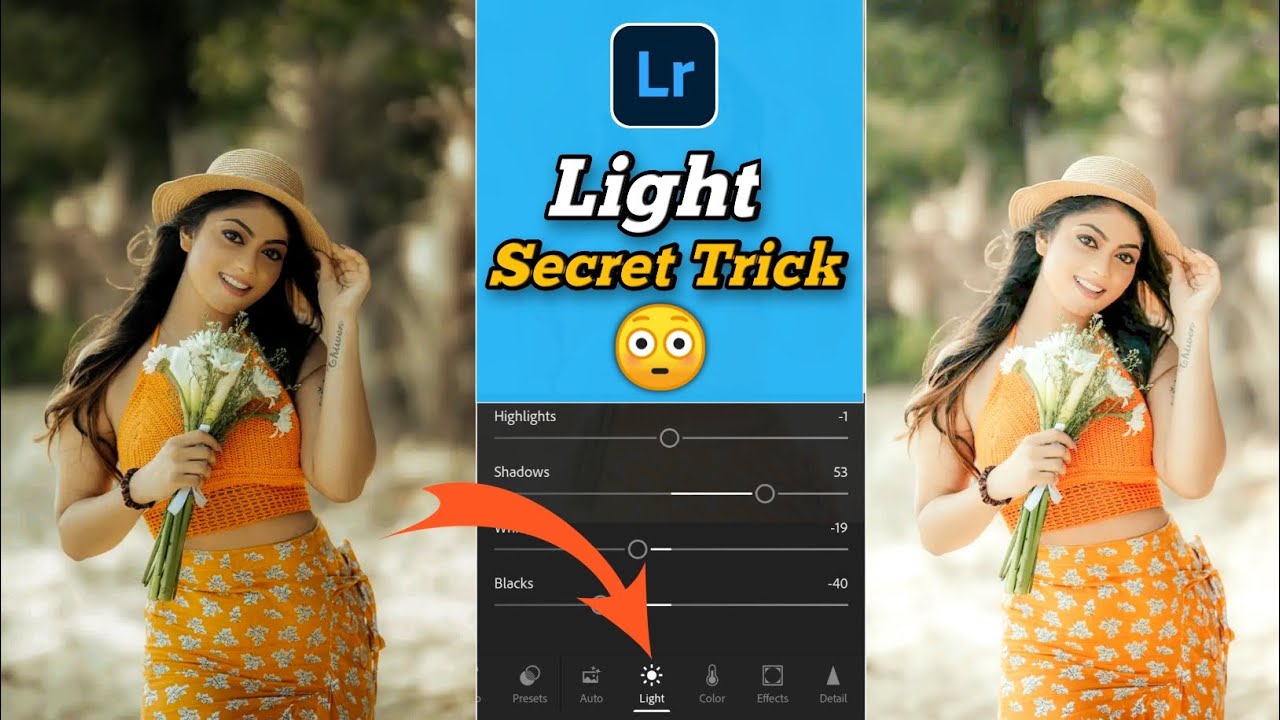 Lightroom Light Adjusting Tutorial Part 3 || How To us Lightroom Light ...