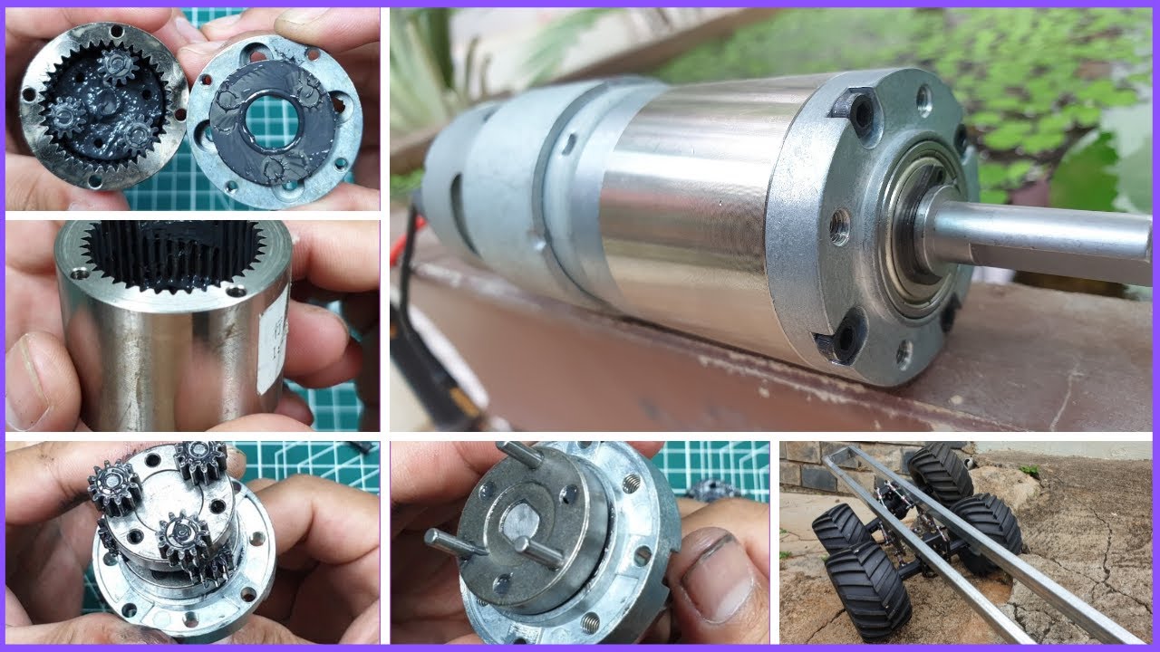 WHAT'S INSIDE 775 MOTOR PLANETARY GEARBOX | PLANETARY GEAR MOTOR - YouTube