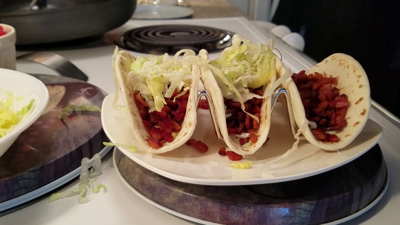 My BLT Tacos!😋😋😋 - YouTube