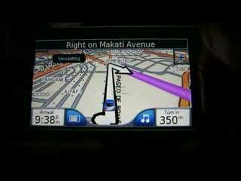 Garmin GPS in Metro Manila, Philippines - YouTube