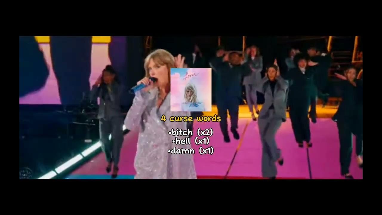 How many curse words are in each Taylor Swift album - YouTube