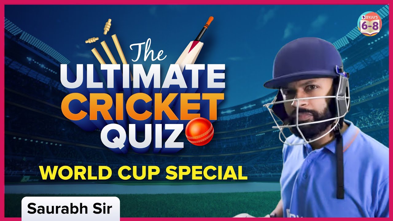 Ultimate Cricket Quiz | World Cup Special - YouTube