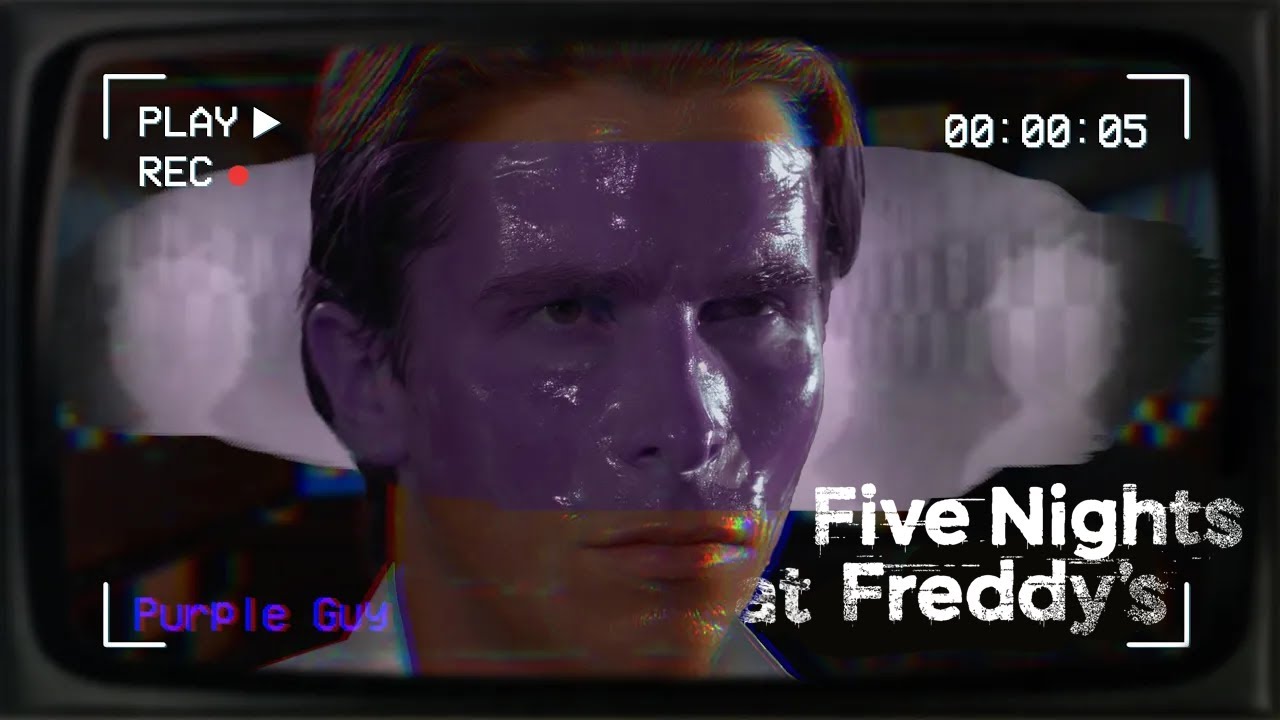 American Psycho - Purple guy | Patrick Bateman in Five Nights at Freddy ...