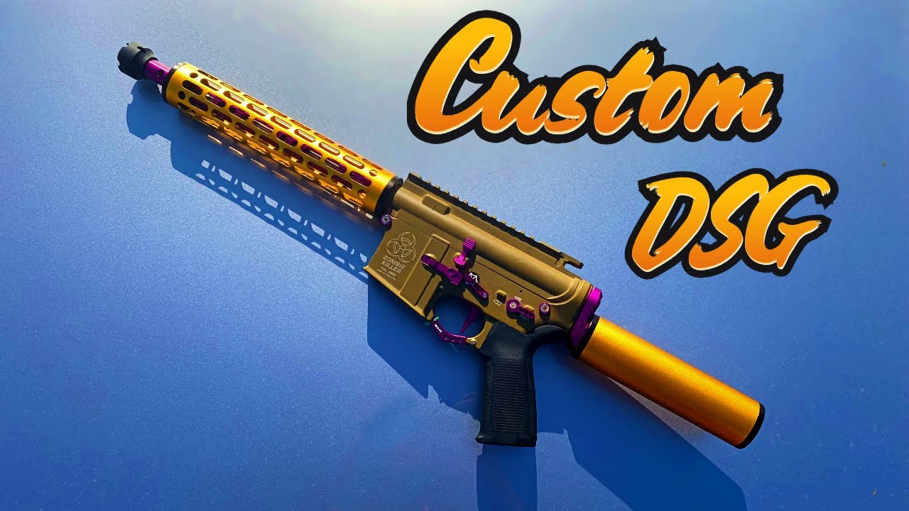Using a CUSTOM DSG in airsoft! - YouTube