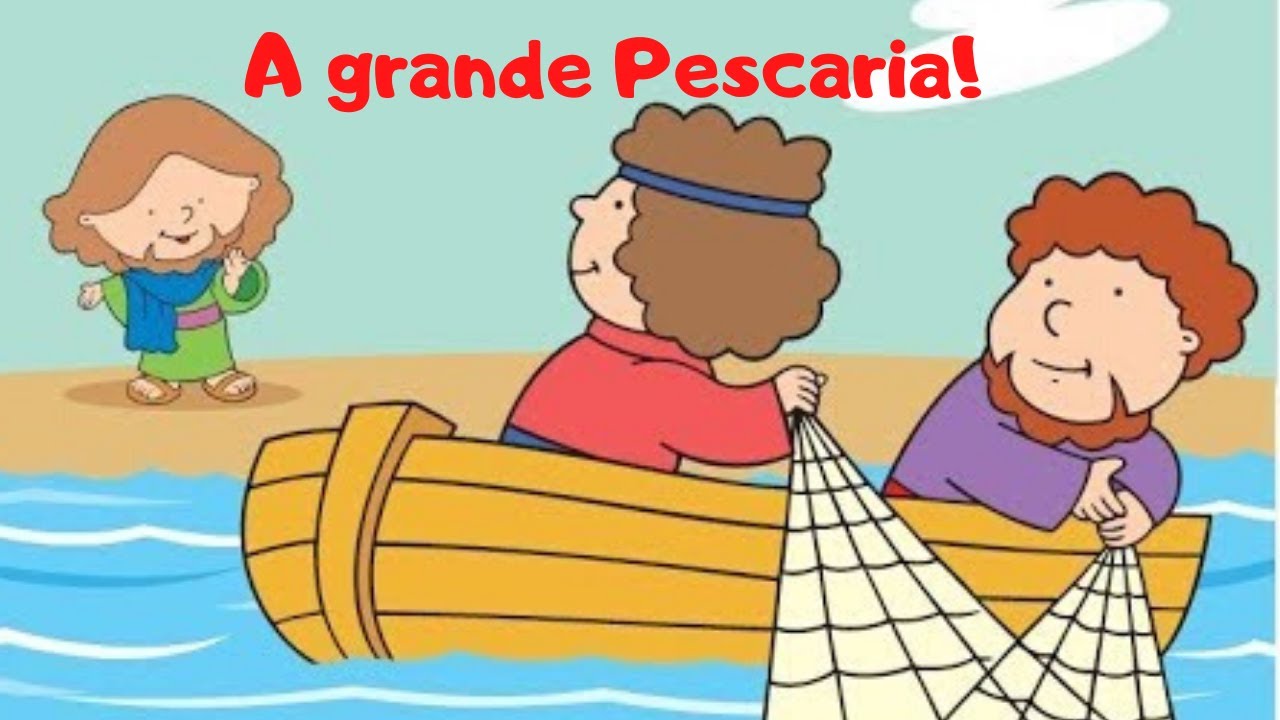 A grande pescaria #historiasbiblicas #PedroTiagoJoão - YouTube