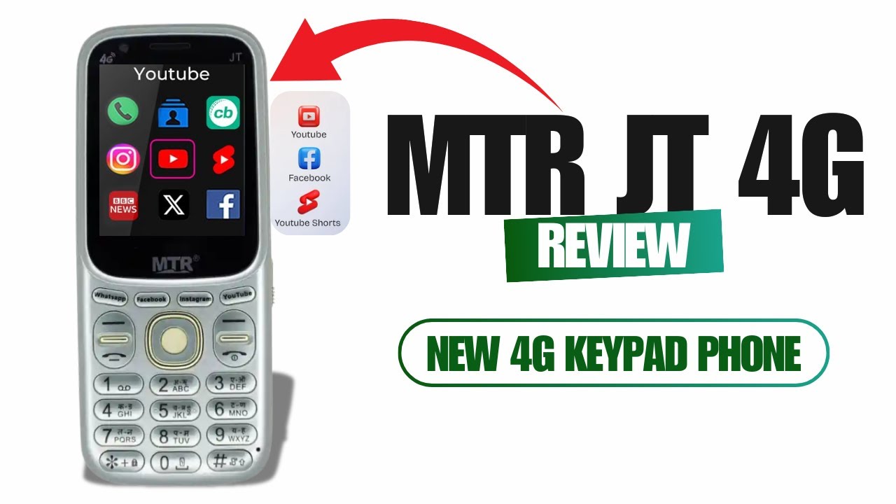 MTR JT 4G Keypad Phone 😍😍 | New 4G Keypad Phone 2025 | Review Firm ...
