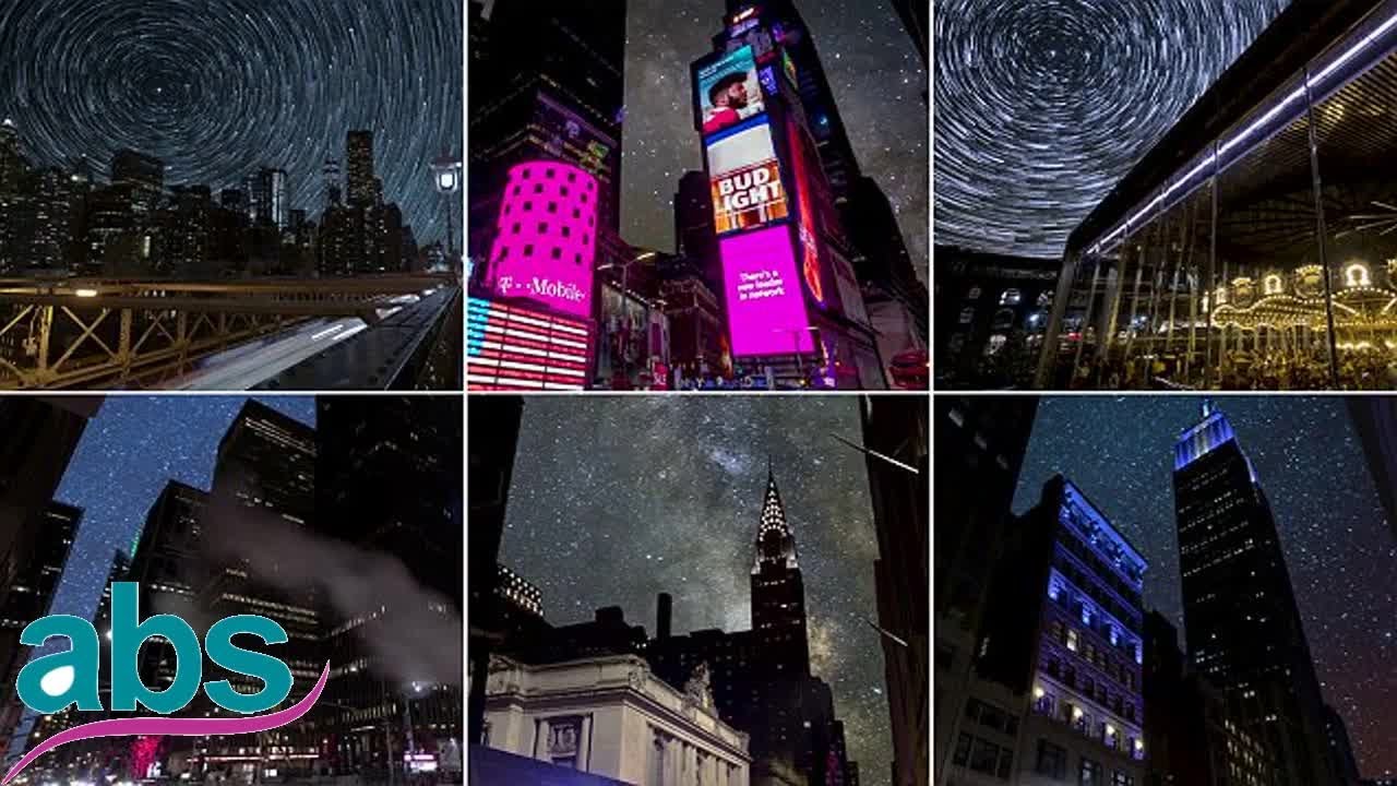 Mesmerizing video shows New York sky without ANY light pollution | ABS ...