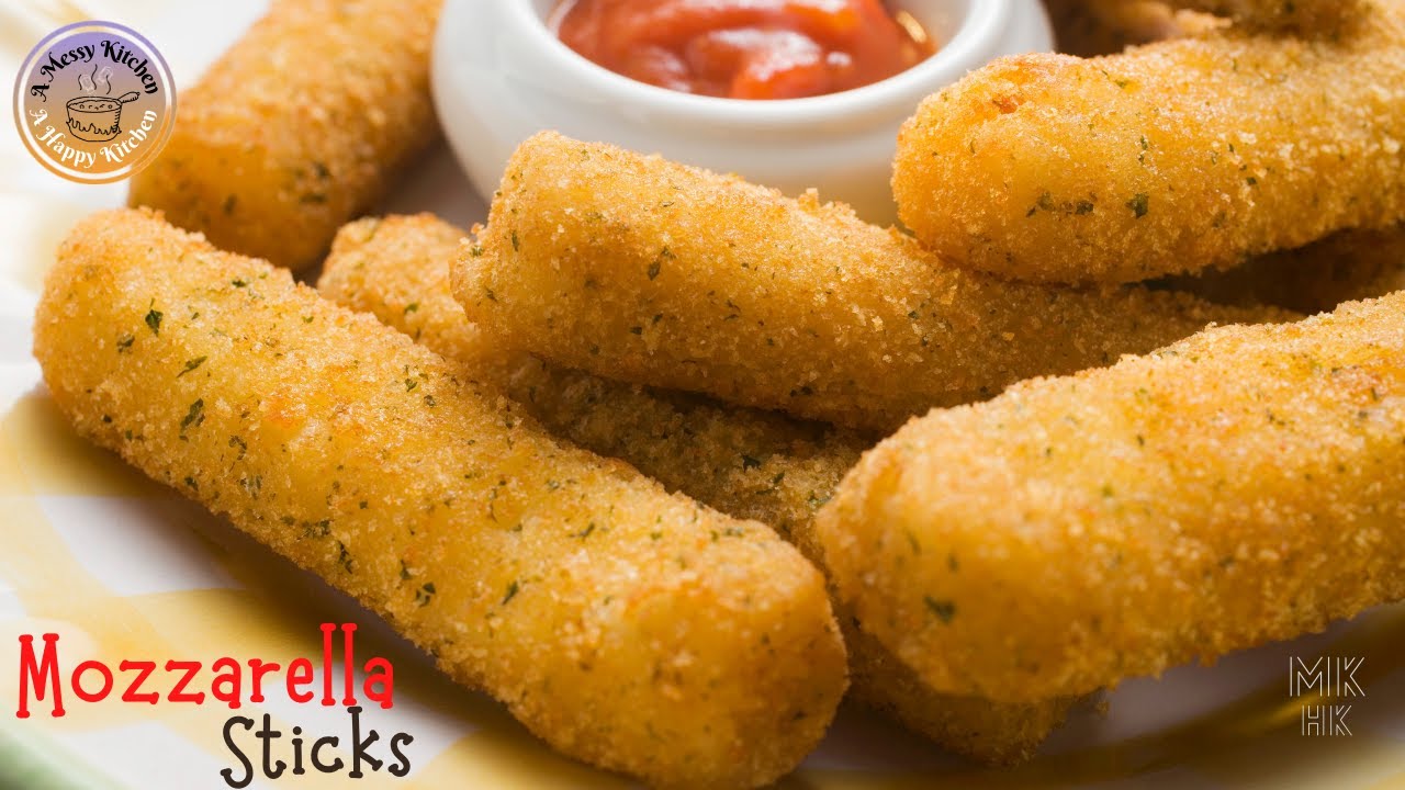 MOZZARELLA STiCKS | How To Make Kids Favorite Cheesy Mozzarella Sticks ...