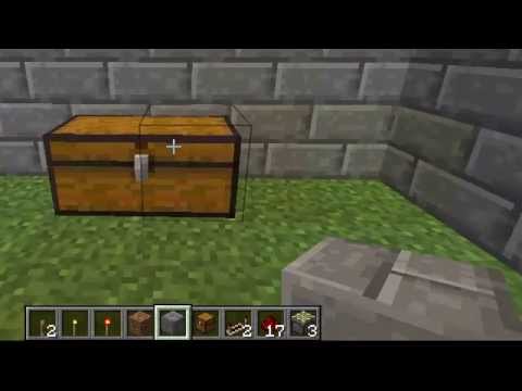 how to hide your chest, the best and easiest way in minecraft - YouTube