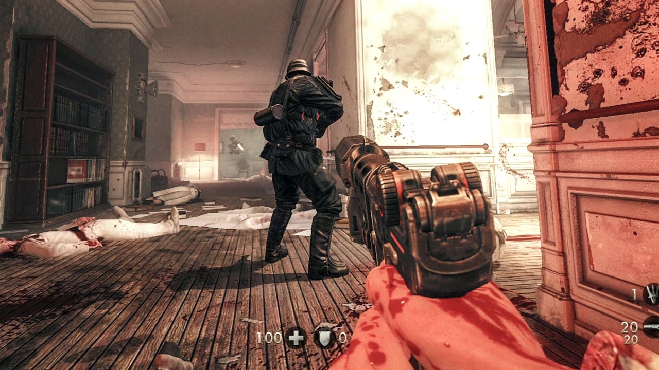 Wolfenstein The New Order - John Wick Style - Escaping from the Asylum ...