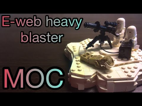 Lego Star Wars E-web Heavy Blaster MOC! - YouTube