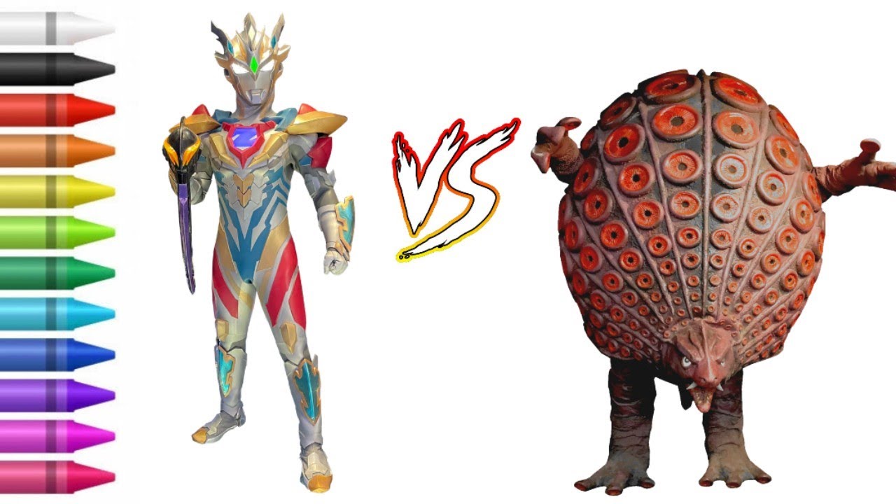 MEWARNAI ULTRAMAN Z DELTA RISE CLAW VS MONSTER TAKKONG - YouTube