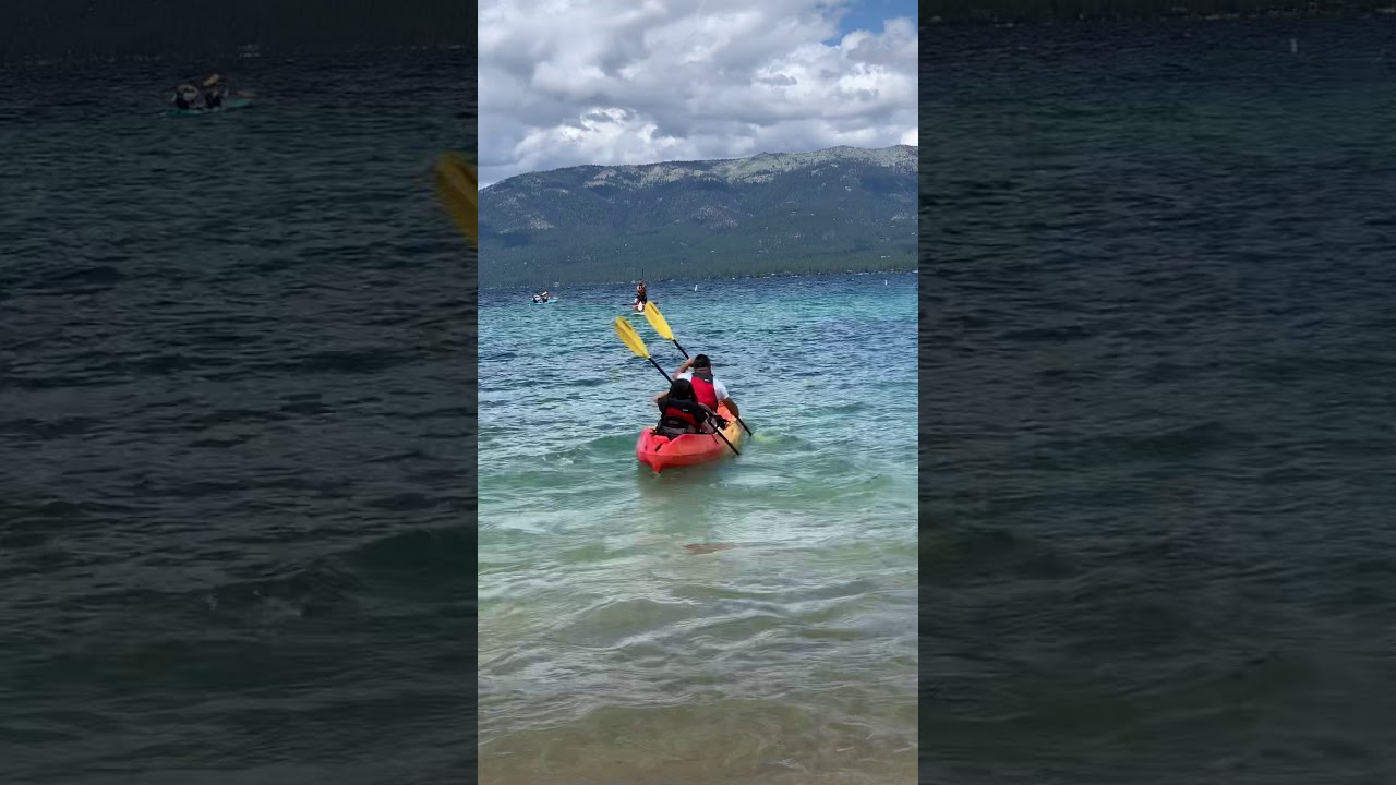 Kayaking at Sand Harbor - YouTube