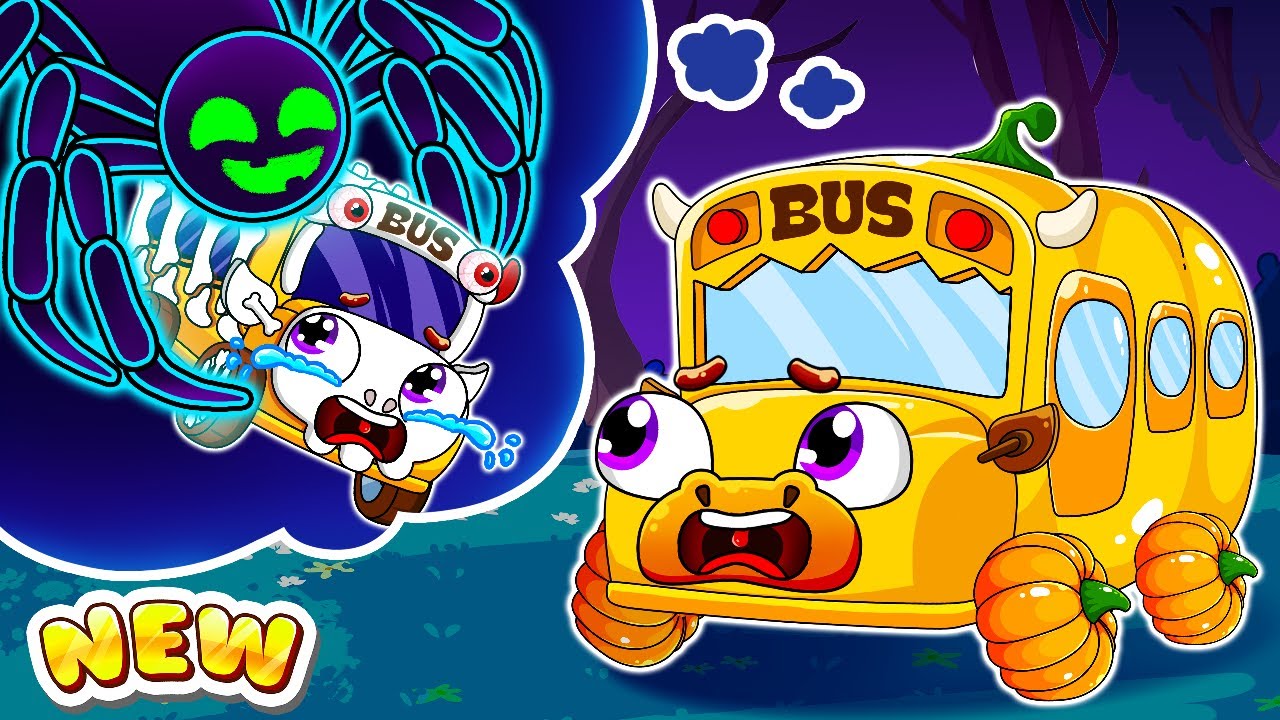 Who Took My Baby Bus On Spooky Halloween | Baby Got Lost | Safety Tips ...