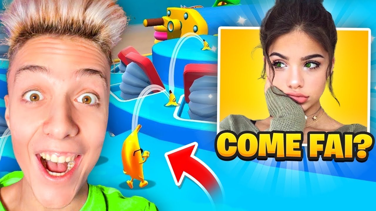 INSEGNO a UNA RAGAZZA i TRICK più DIFFICILI di Stumble Guys! - YouTube