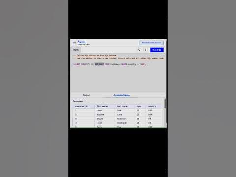 SQL QUERY - COUNT - YouTube