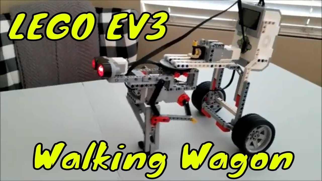 The LEGO EV3 "WALKING WAGON" Robot!!! - YouTube