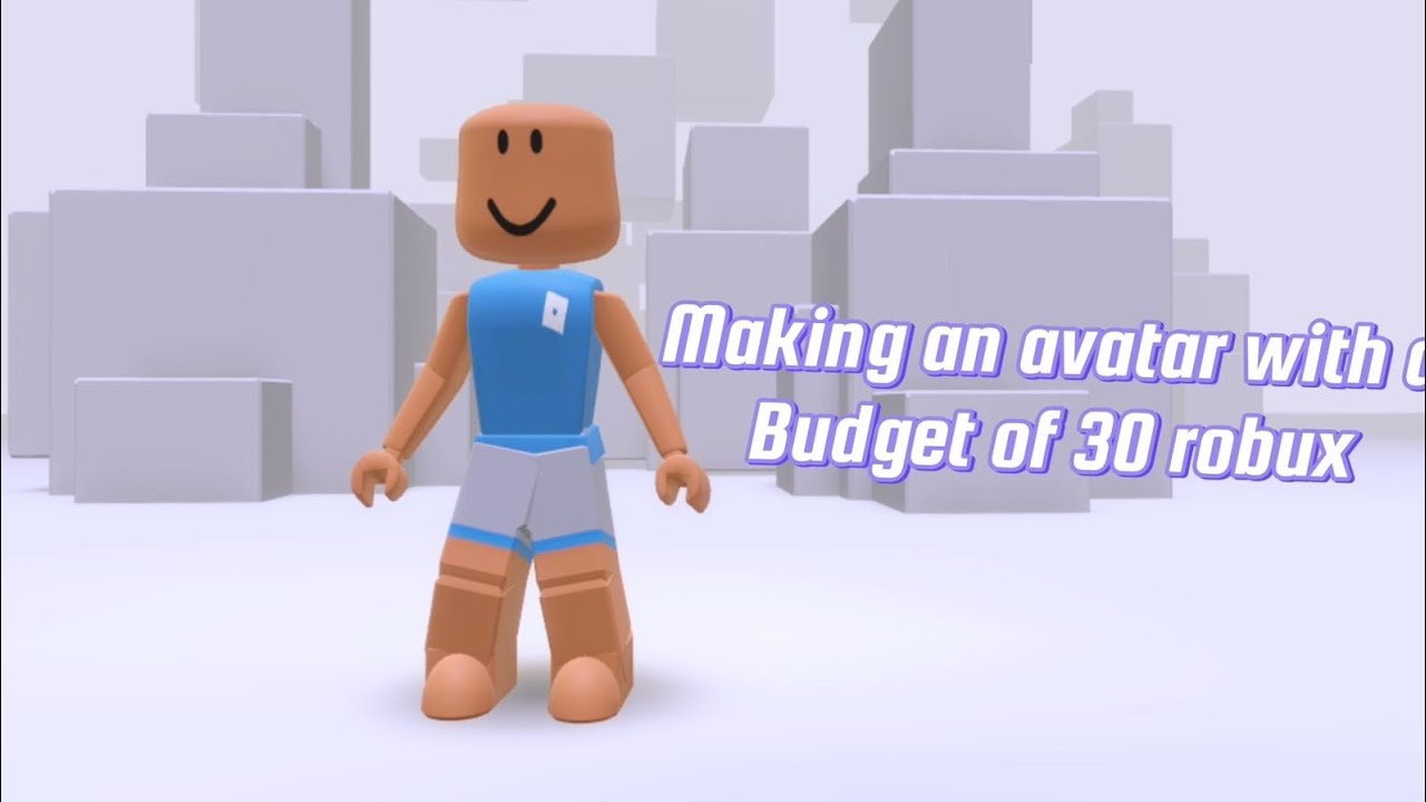 making an avatar with a budget of 30 robux home u enjoy #roblox #avatar ...