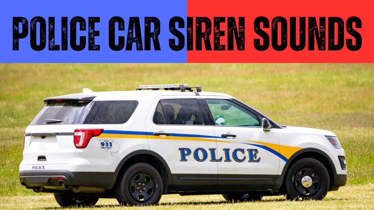 police car siren | siren sounds | police car - YouTube
