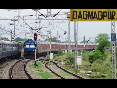 LHB Train On Dagmagpur Curve - Indian Railways !! - YouTube