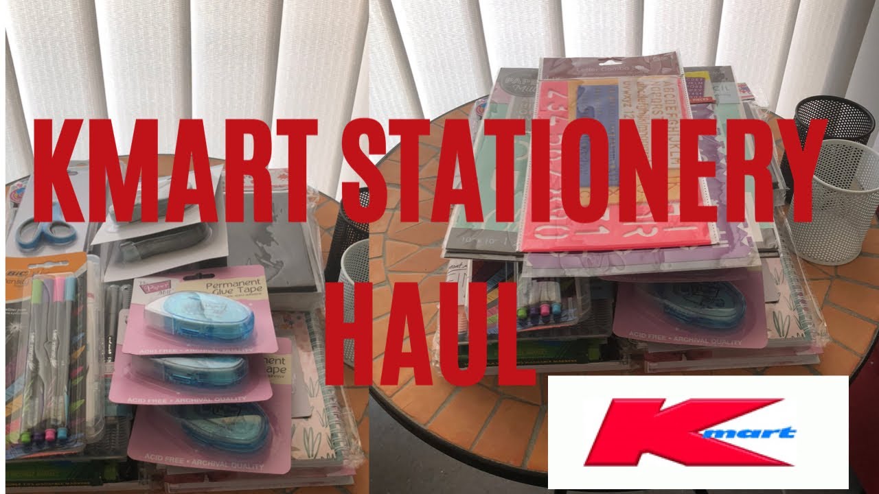 Kmart Stationery haul /part 1 /Annemarie’s life at home/2020 - YouTube