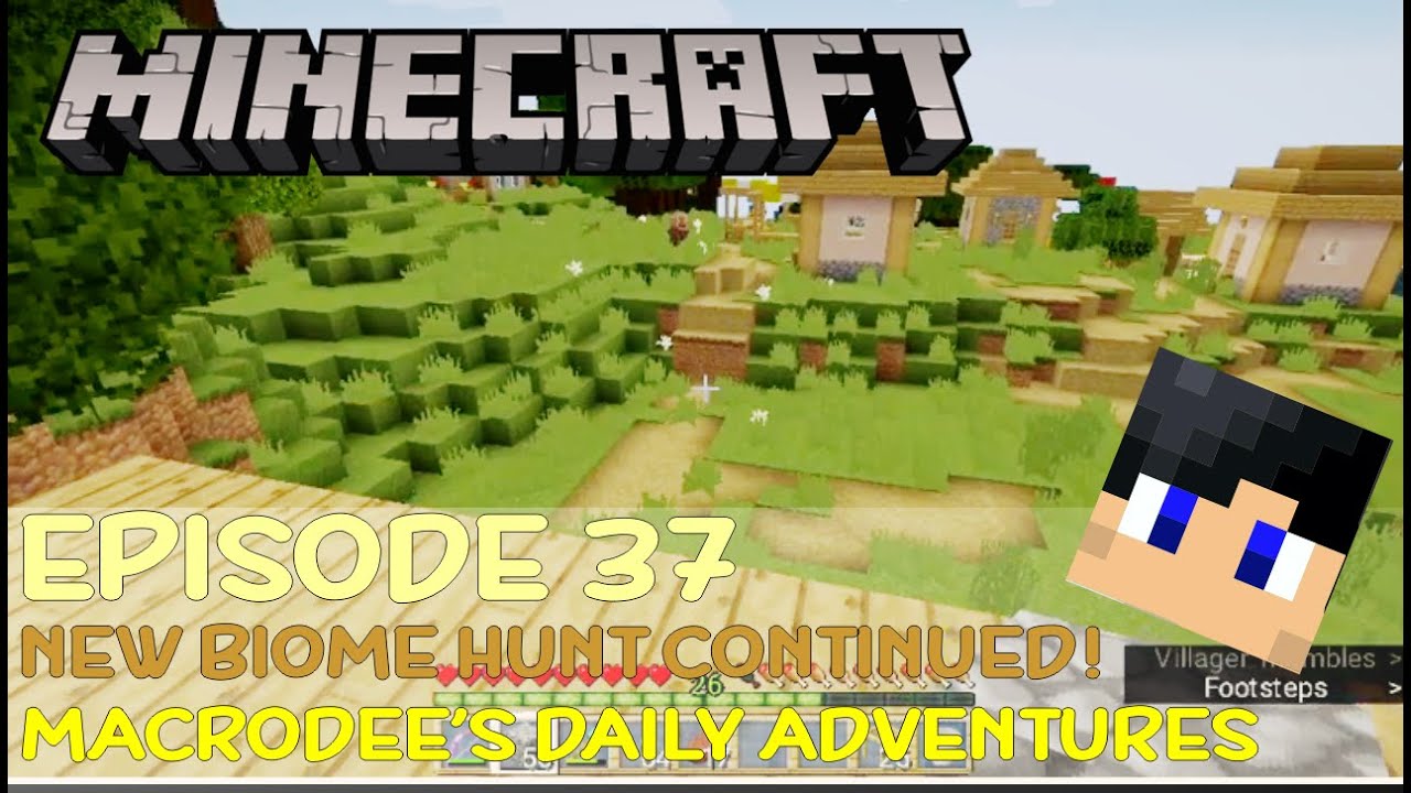 Episode 37: New Biome! and our First Villager! - Minecraft - YouTube