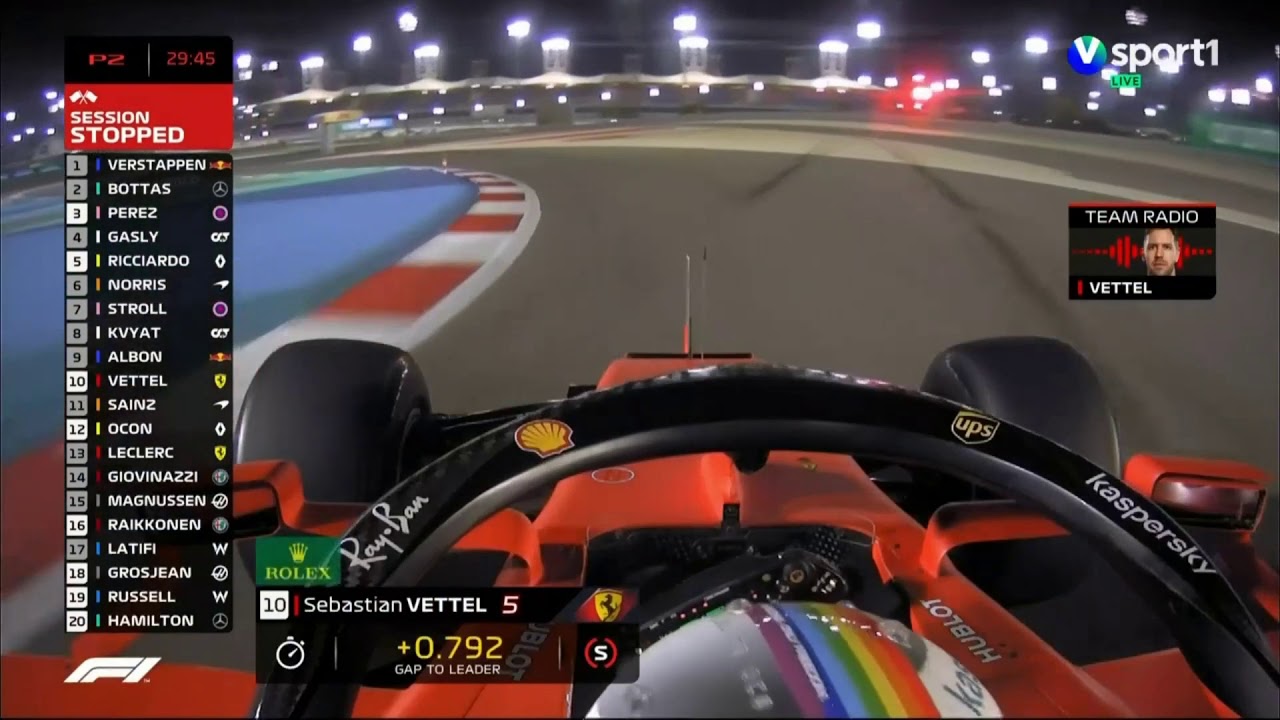 Sebastian Vettel singing, and talking about his dog - YouTube