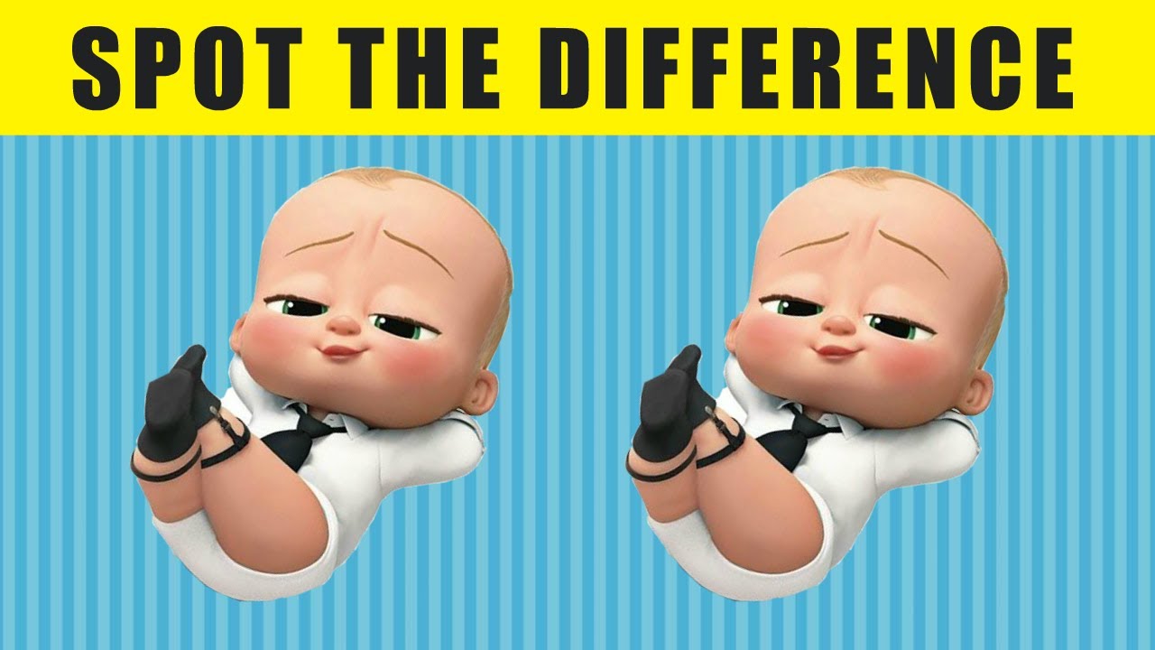 Boss Baby Spot The Difference | Find The Difference Boss Baby | Find ...