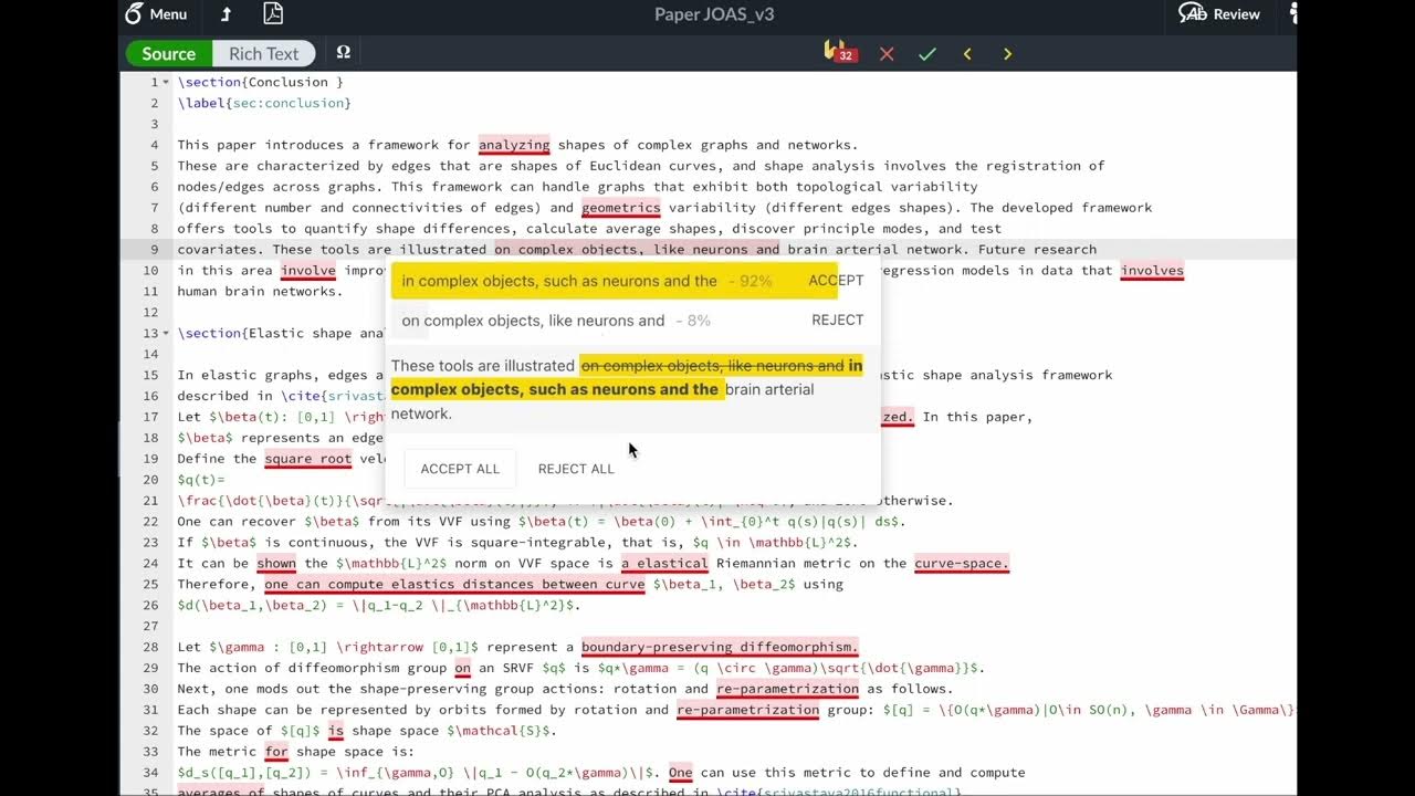 How to use LaTeX-tailored Writefull for Overleaf to write and proofread ...