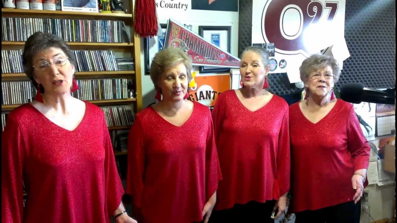 Sweet Adelines @ Q97 in Redding, Ca - YouTube