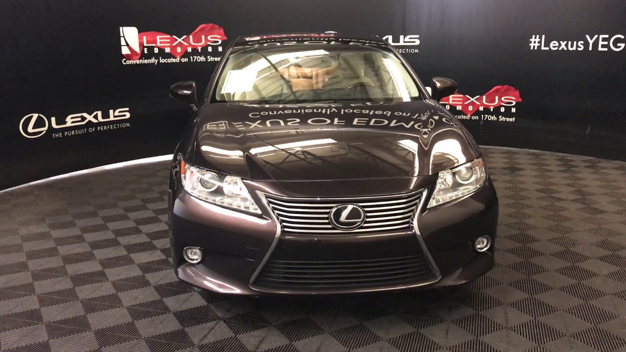 Brown 2015 Lexus ES 350 Executive Package Review Edmonton Alberta ...