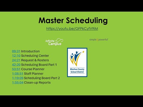 Mass Scheduling - YouTube
