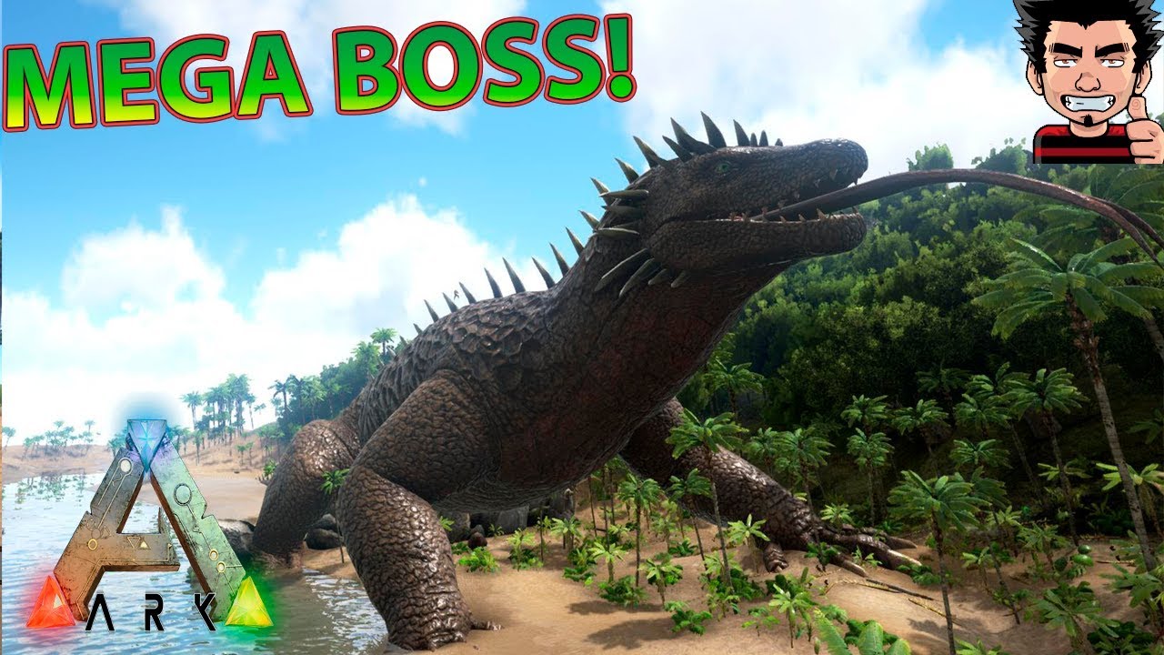 ARK NUEVO BOSS GIGANTE! VARAN KAIJU JURASSIC PARK MOD NUEVA BESTIA ...
