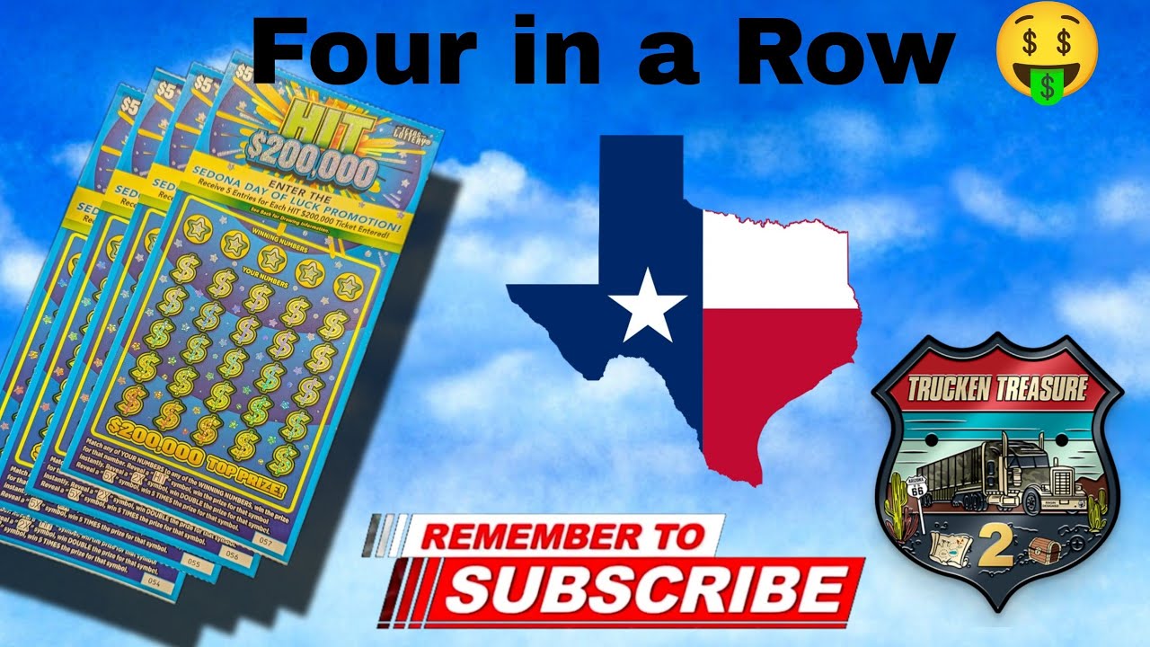 Texas Lottery, Hit $2,000🤑, Four in a Row - YouTube