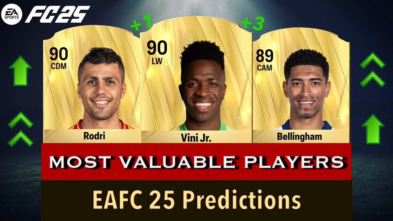EAFC 25 / TOP 25 MOST VALUABLE PLAYERS 🔥⚽️ / FIFA 25 ft. Vinicius ...