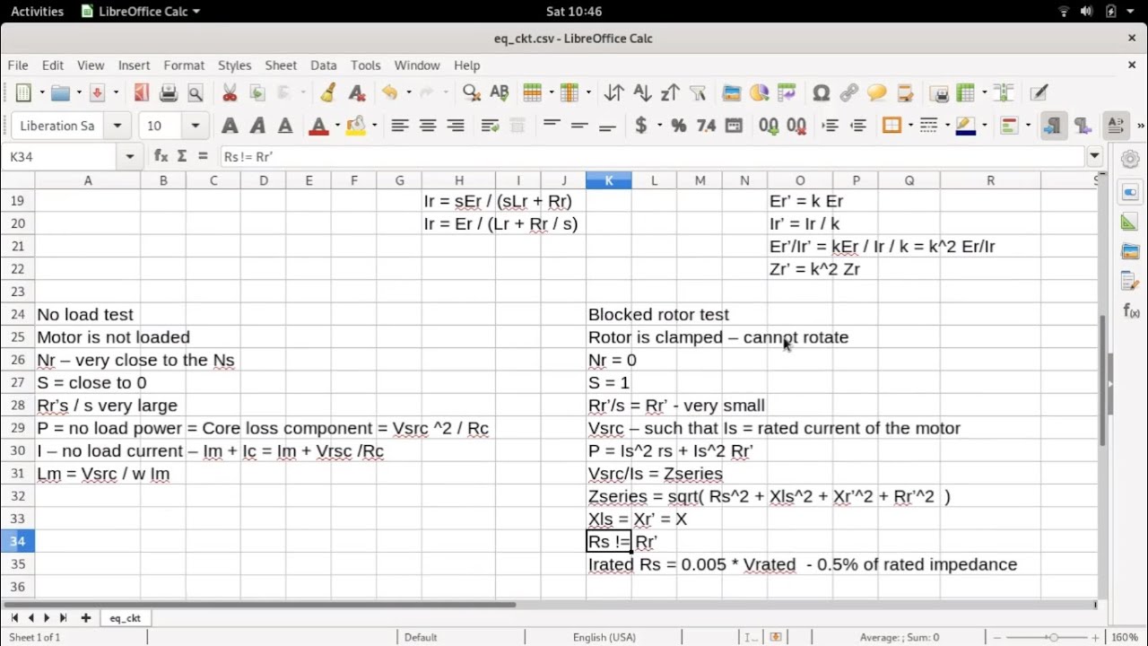 Blocked rotor test to estimate induction motor parameters - YouTube