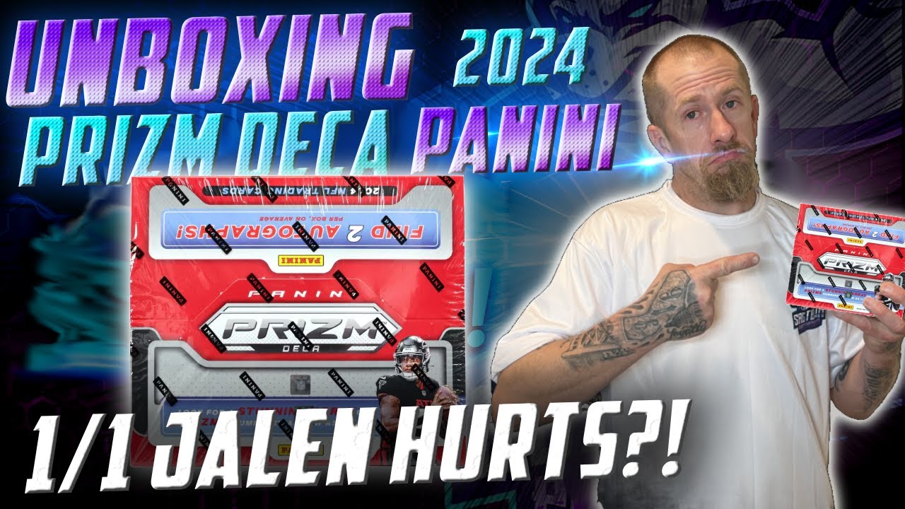 2024 PRIZM DECA Football Box Rip – 1/1 JALEN HURTS?! 🤯🔥 - YouTube