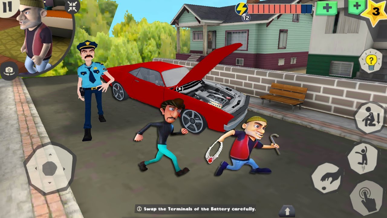 Scary Robber home clash _ new fun game video everyday , Gameplay ...