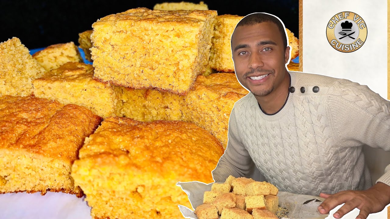 How to Make Cornbread at Home! | Chef Vic Cuisine - YouTube