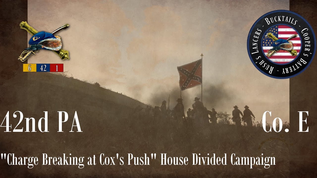 Charge Breaking at Cox's Push -War of Rights- 42nd PA - YouTube