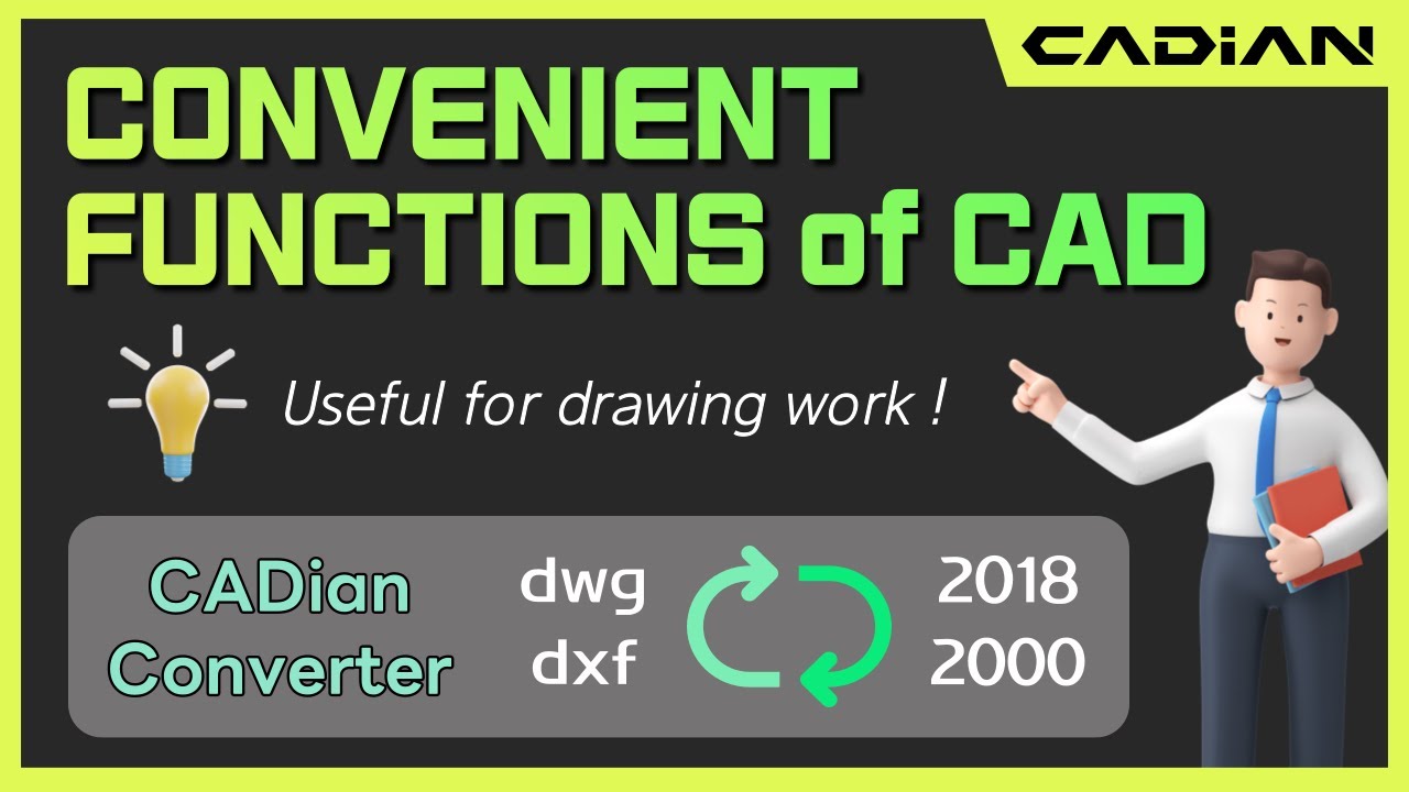 CAD(AutoCAD) CADian Converter / INTELLICONVERT - Convenient functions ...